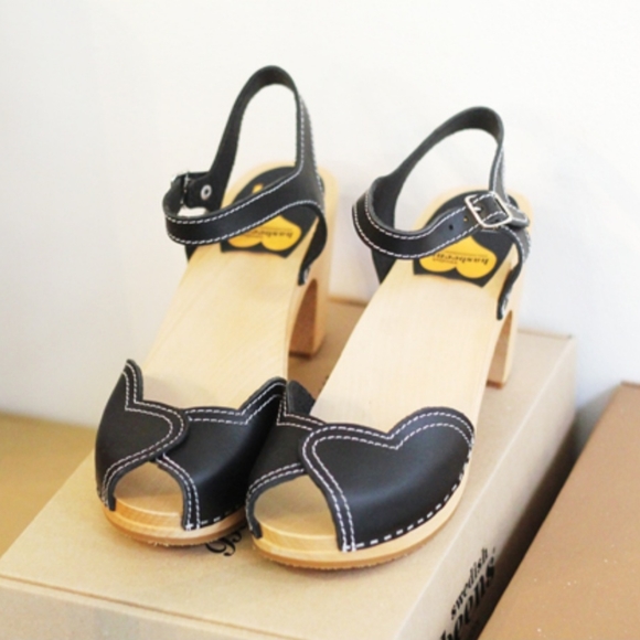 Swedish Hasbeens | Shoes | Rare Hasbeens Heart Clog Sandal | Poshmark